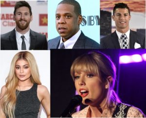 Singer Taylor Swift beats C Ronaldo, Messi, Kylie, Jay Z, to be world's ...