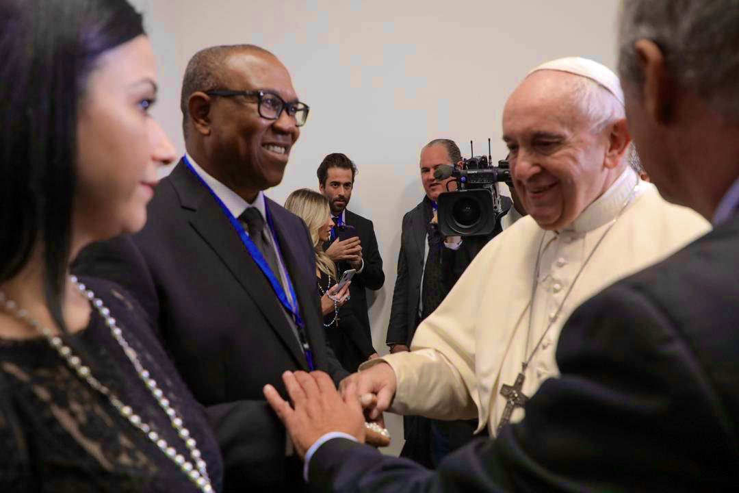Photos: Peter Obi meets Pope Francis at the Vatican - Expressive Info