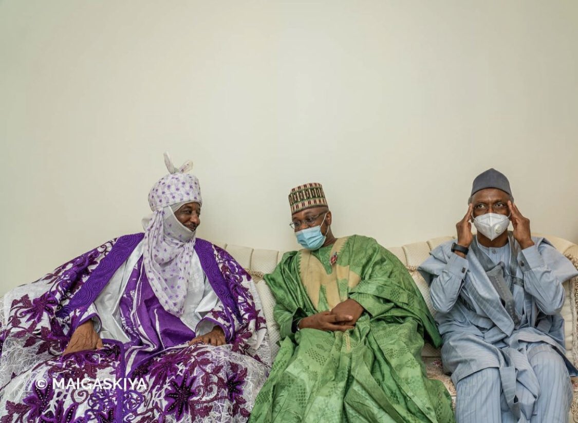 Sanusi, Lawan, Shema, others gather as El-Rufai’s son weds Kazaure’s ...