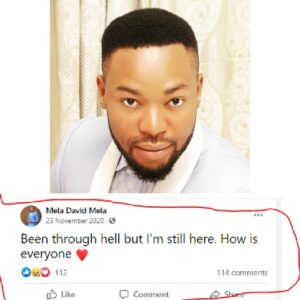 Another tragedy! Fast-rising Nollywood actor, David Mela is dead ...