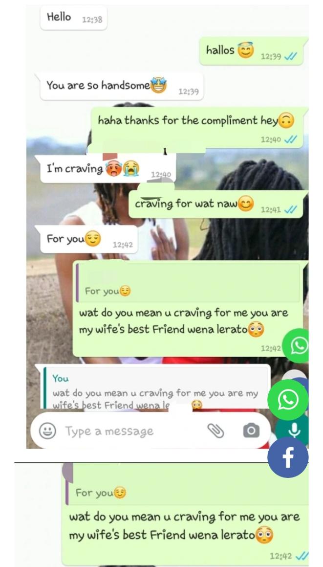 Read leaked chat between a married man and his wife’s best friend who ...