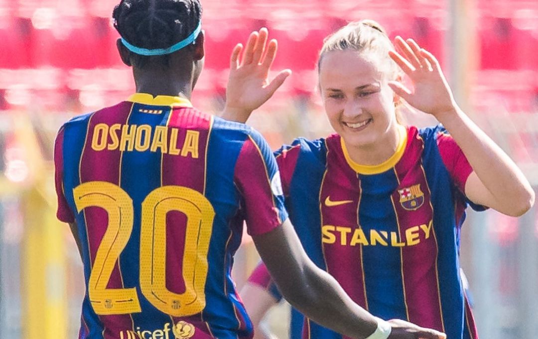 How to Vote: Barcelona's Caroline Graham Hansen nominated for BBC Women ...