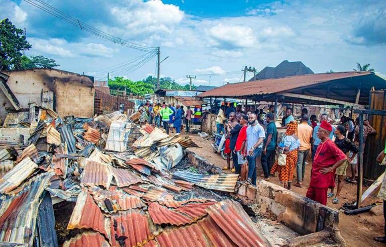 Army's attack on Imo Community: Heartbreaking photos from aftermath of ...