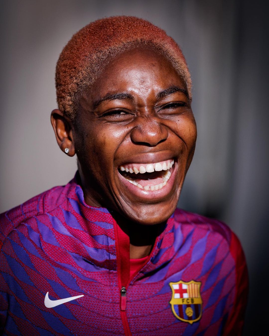 Asisat Oshoala returns to training with new look after nursing an ...